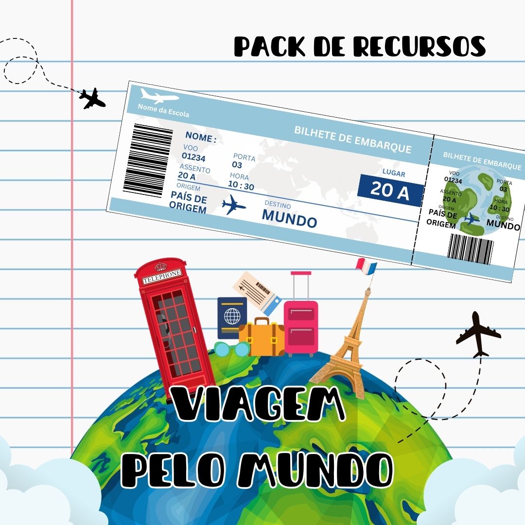 Pack Viagem pelo Mundo – profcindycriatividades
