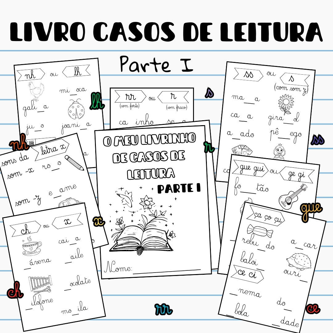 Livrinho Casos de Leitura – profcindycriatividades