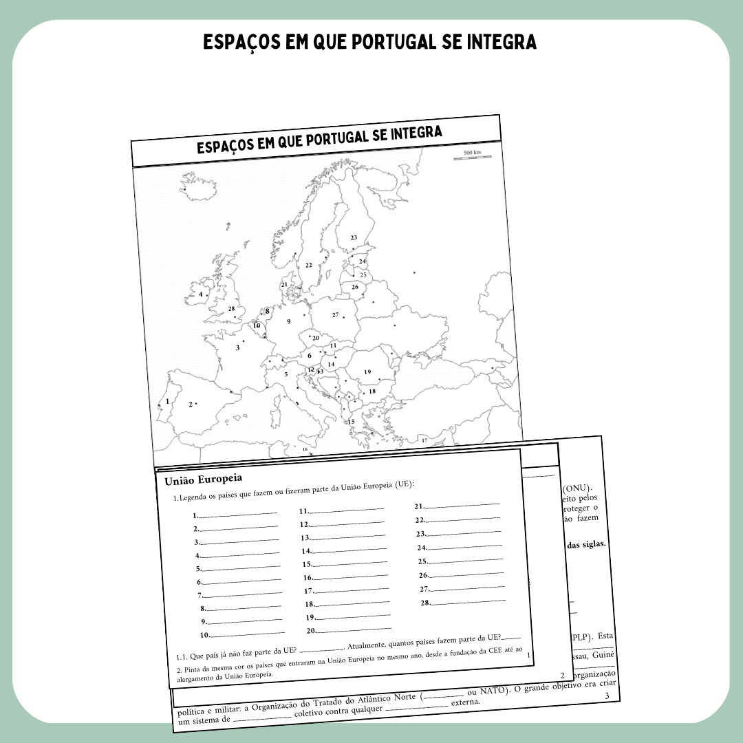 Flipbook - Espaços em que Portugal se integra – profcindycriatividades