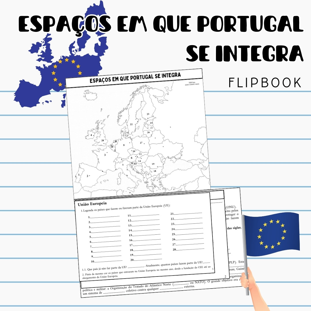Flipbook - Espaços em que Portugal se integra – profcindycriatividades