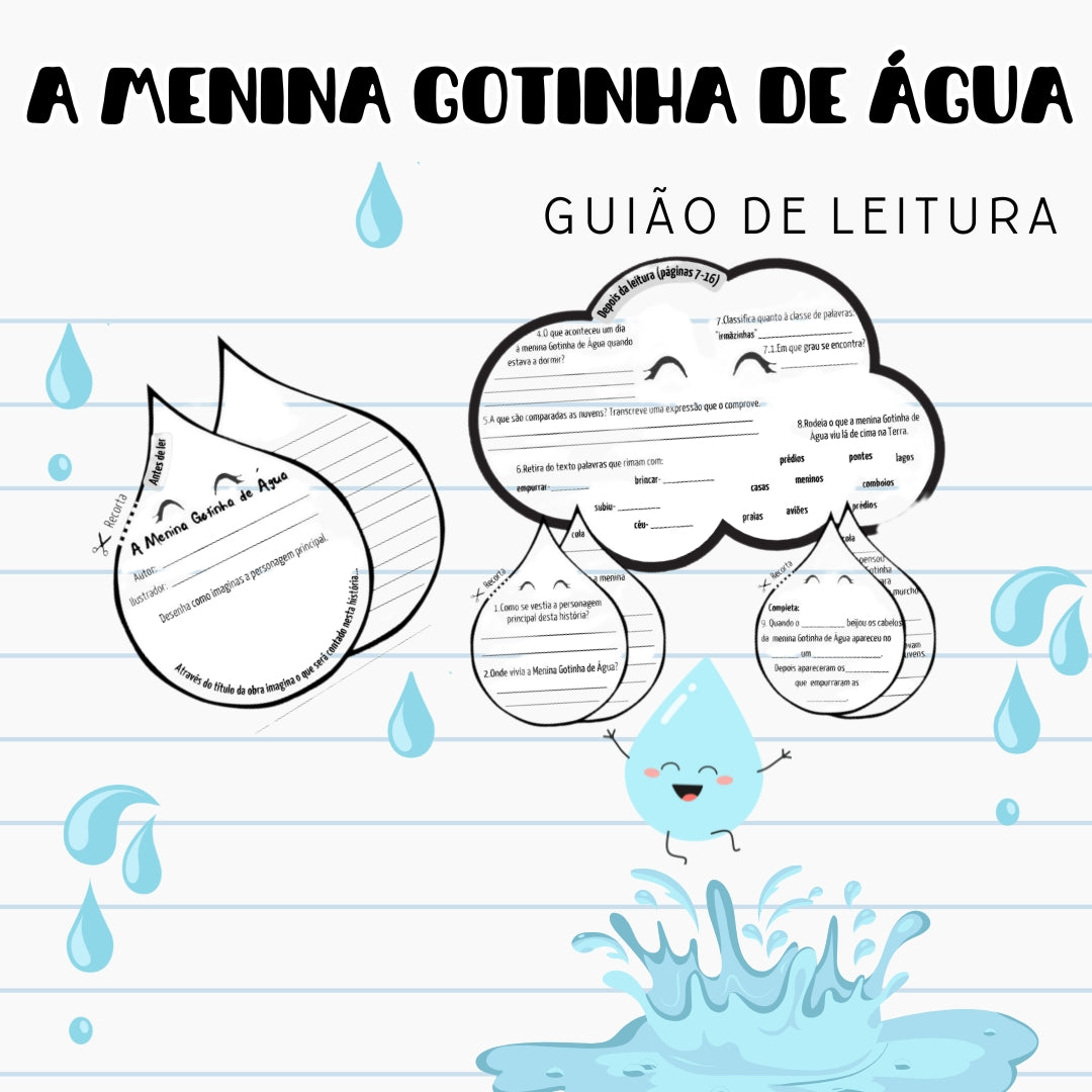 Guiões de Leitura "A Menina Gotinha de Água" – profcindycriatividades